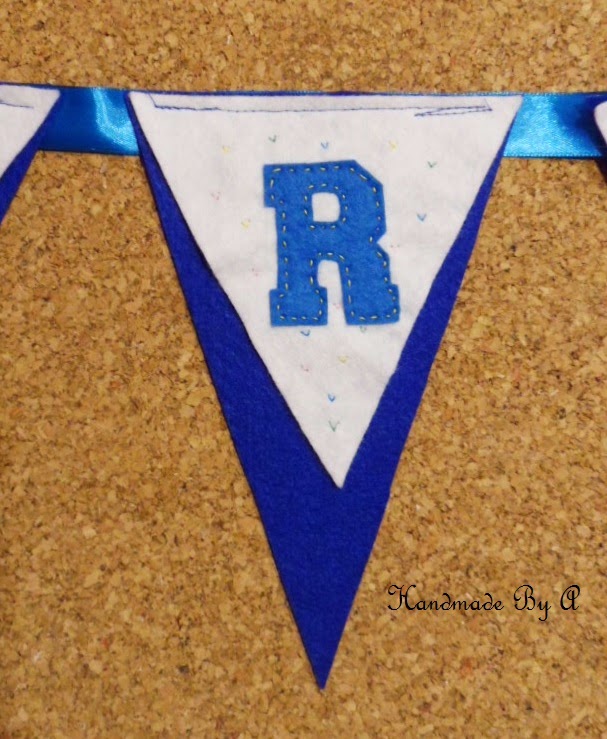 Banderín de fieltro personalizado: Marcos