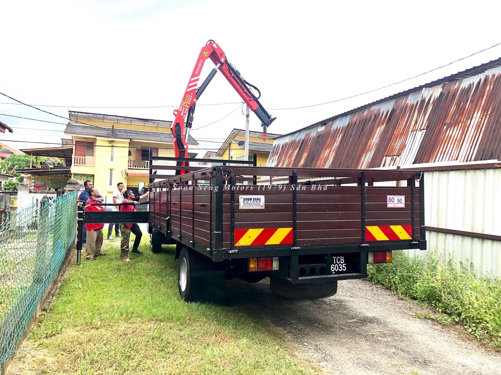 Handover Sany Palfinger SPK8500 Truck Mounted Crane to Purchaser