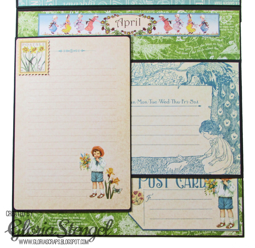 Scraps of Life: 2017 Calendar Folio Series - April