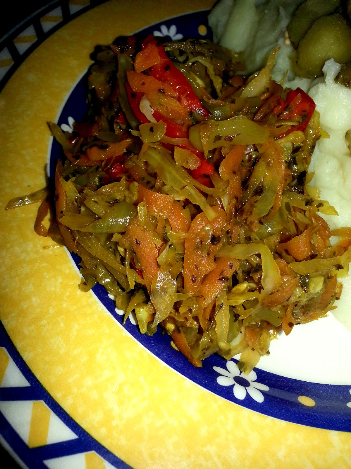 Vegspiration - Blog de inspiración vegana: Col al curry