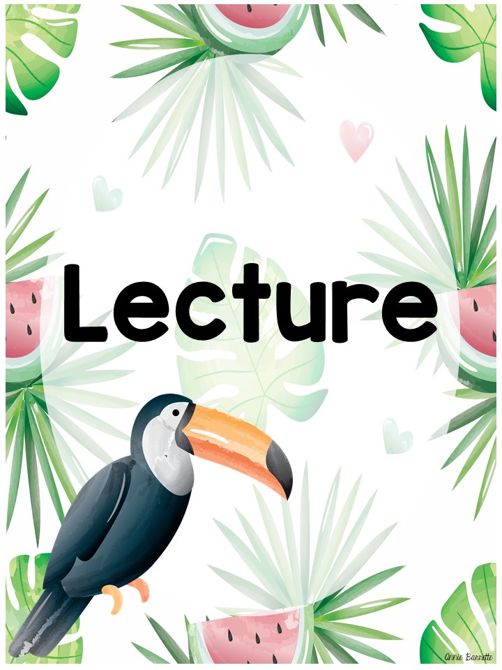 Les petits génies - Ressources pédagogiques: Décor de classe tropical