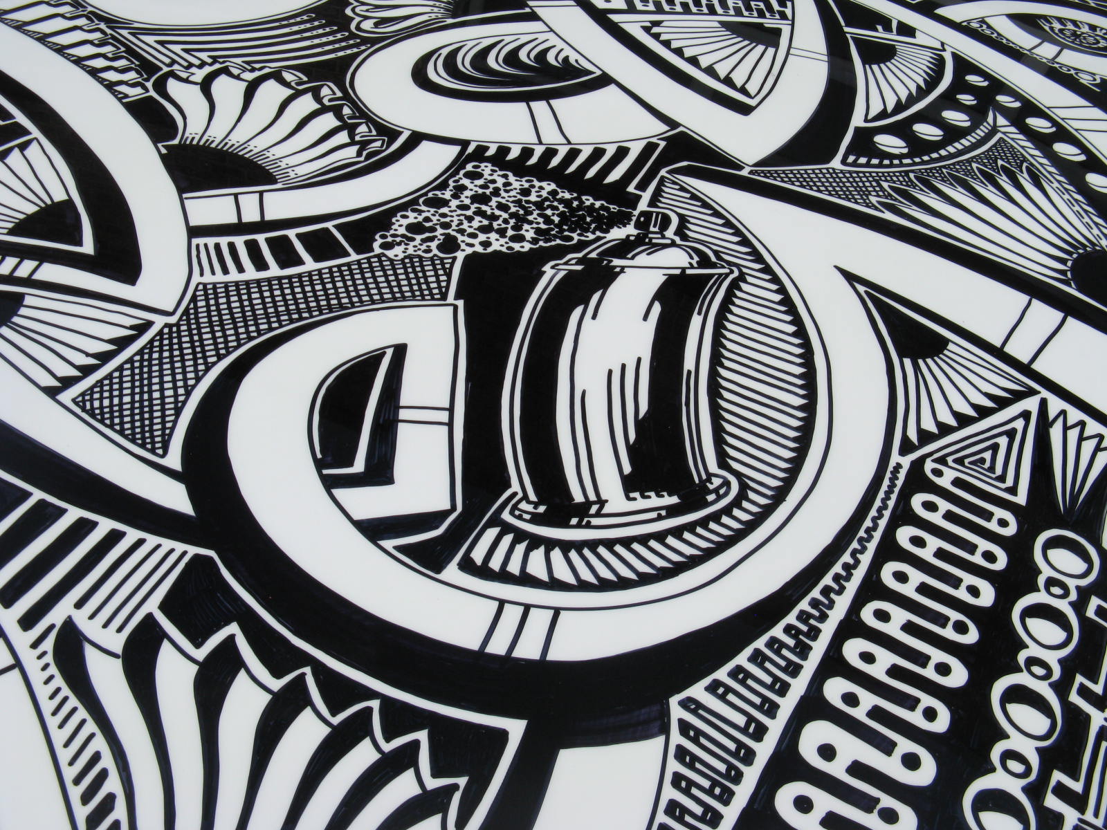 Pinstripe Chris: The Sharpie Mustang part 7 FINISHED!!!
