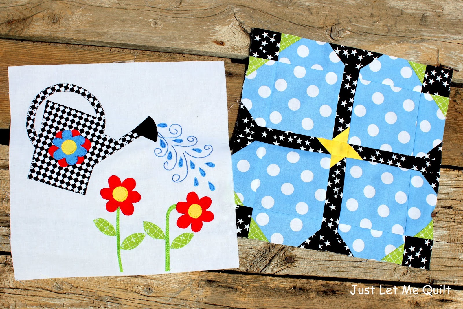 Just Let Me Quilt: In Our Garden Block Of The Month Blocks #5 And #6