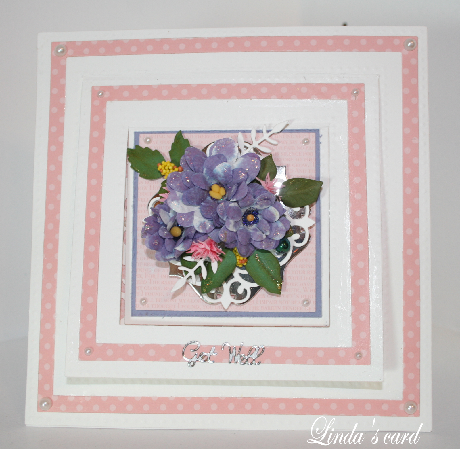 Artfully Minded Studio: Spellbinder Triple Flip card #2 (Linda's)