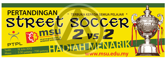 adhamreka enterprise: Design - Banner Pertandingan Street Soccer ...