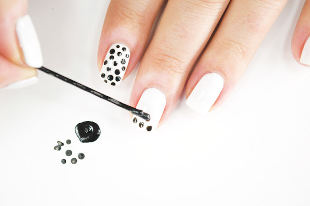 Easy to do Bobby pin Nail art