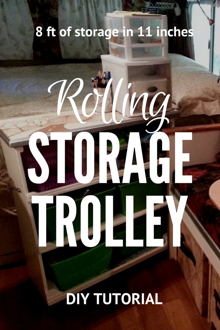Wacky Pup: Rolling Storage Trolley with 8' of Storage in 11" and FREE ...