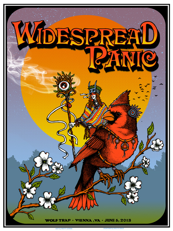 INSIDE THE ROCK POSTER FRAME BLOG: Widespread Panic Vienna Poster by ...