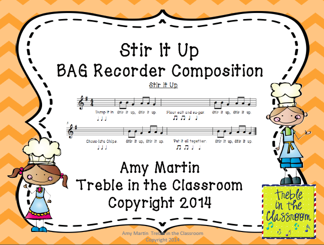 Treble in the Classroom: Cooking Up Great Recorder Playing: BAG Activites