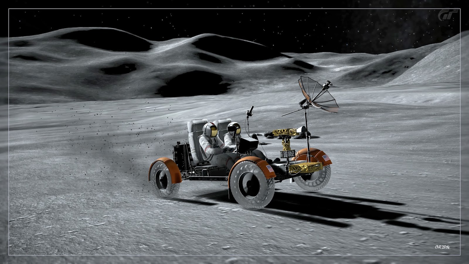 ABC3D - Gran Turismo 6: GT6 - NASA - Lunar Roving Vehicle - 1971