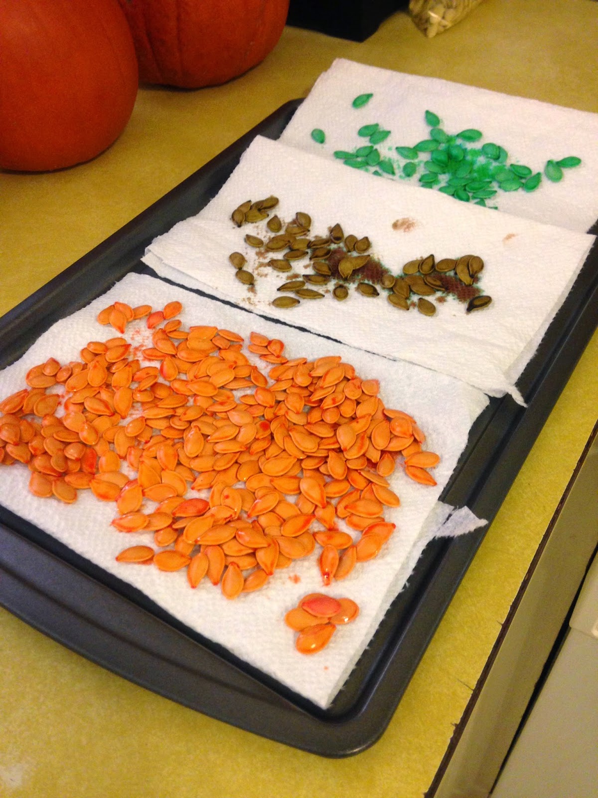 Cute Pumpkin Seeds Craft - Mrs. Thompson's Treasures