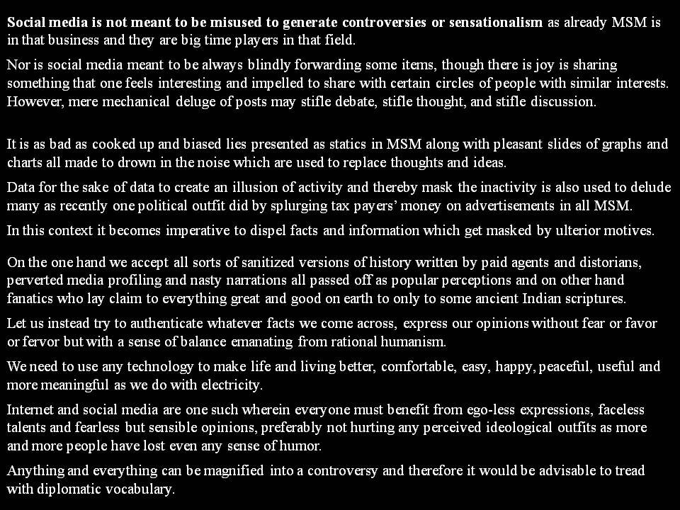 content write ups: Social media misuse