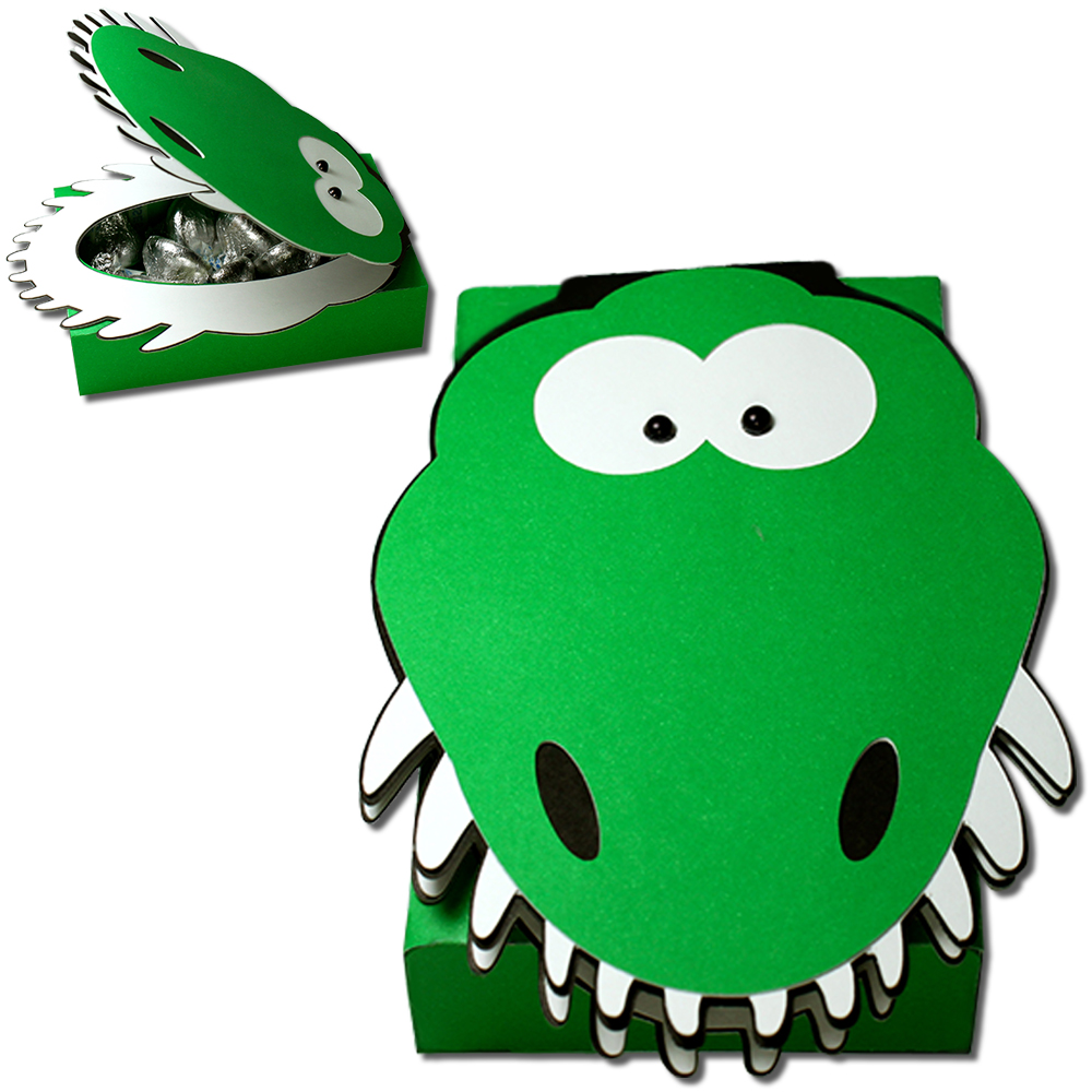 JMRush Designs: Dinosaur Open Mouth Treat Box