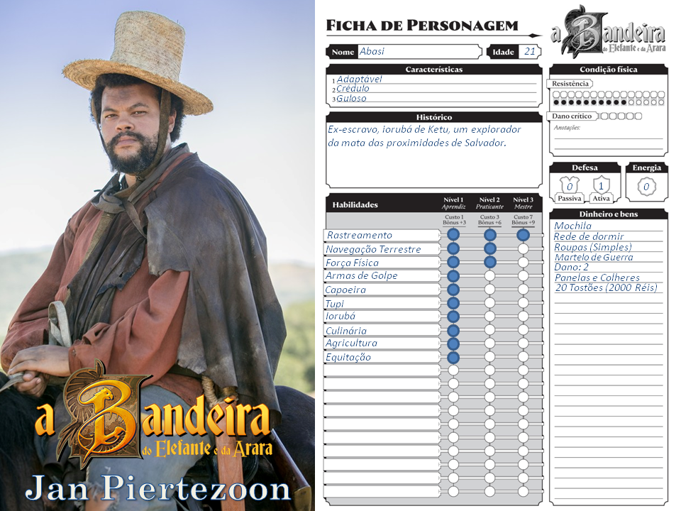 [RPG] A Bandeira do Elefante e da Arara – Livro de Interpretação de ...