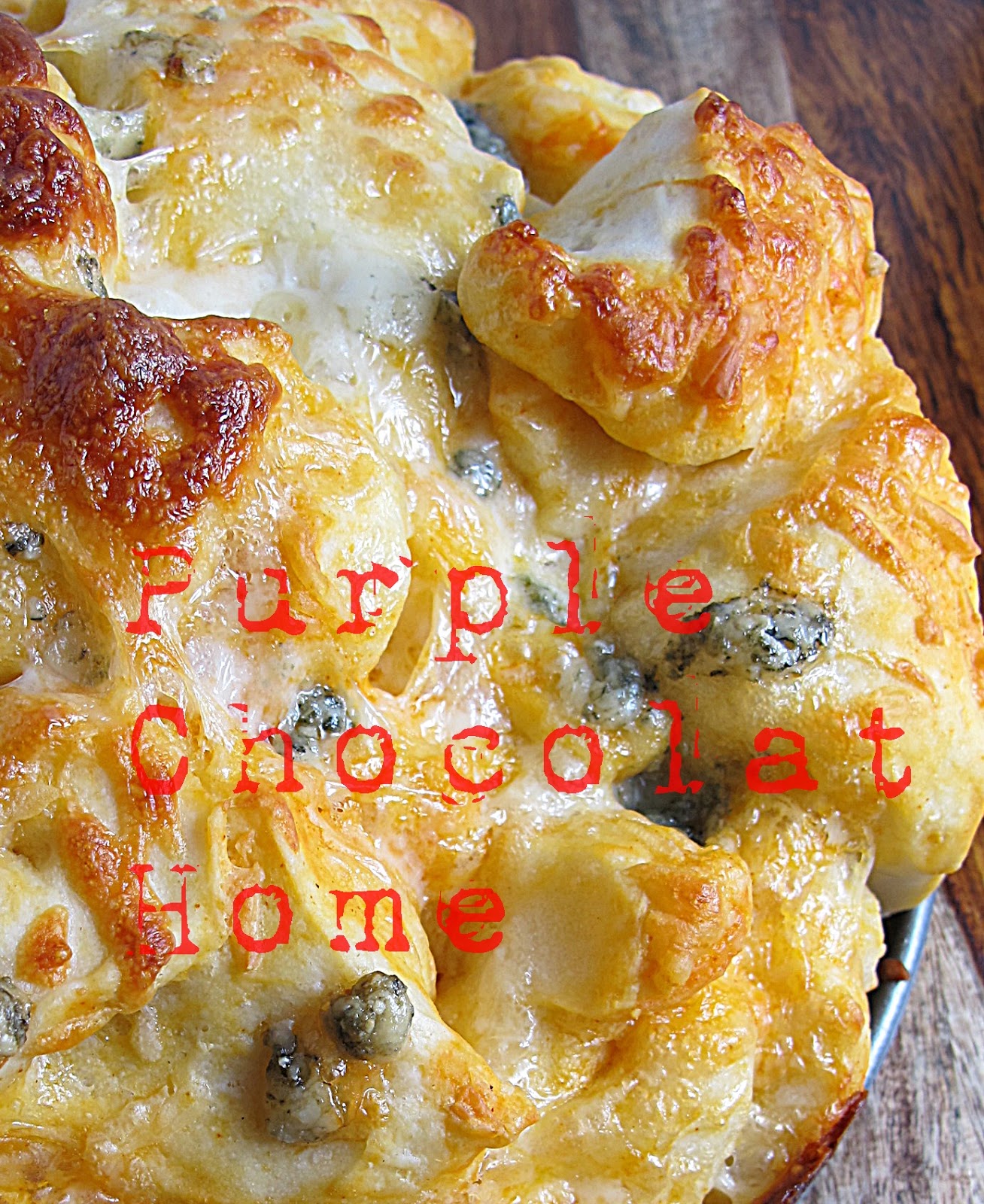 Ghoulish Buffalo Sauce Chop Bread - Purple Chocolat Home