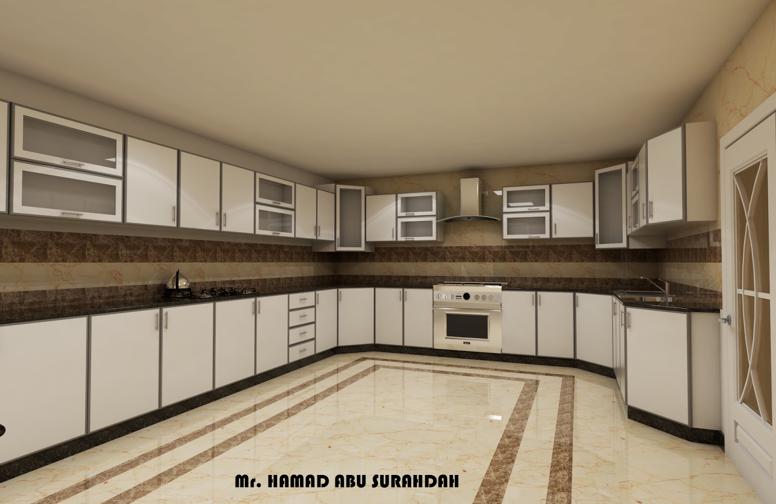 ALUMINUM KITCHEN CABINET