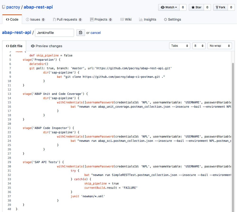 SAP ABAP Central: Continuous Integration in ABAP using Jenkins