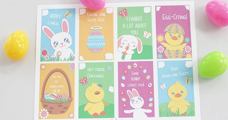 8 Adorable Easter Notes for Kids | Free Printables | Sunny Day Family