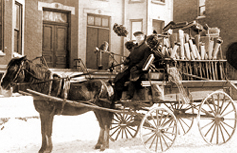 Barbara Brackman's MATERIAL CULTURE: Fabric Retailing: The Peddler's Wagon