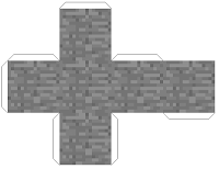 Mini At Least: Papercraft: Minecraft (Grass-Cesped & Stone-Roca)