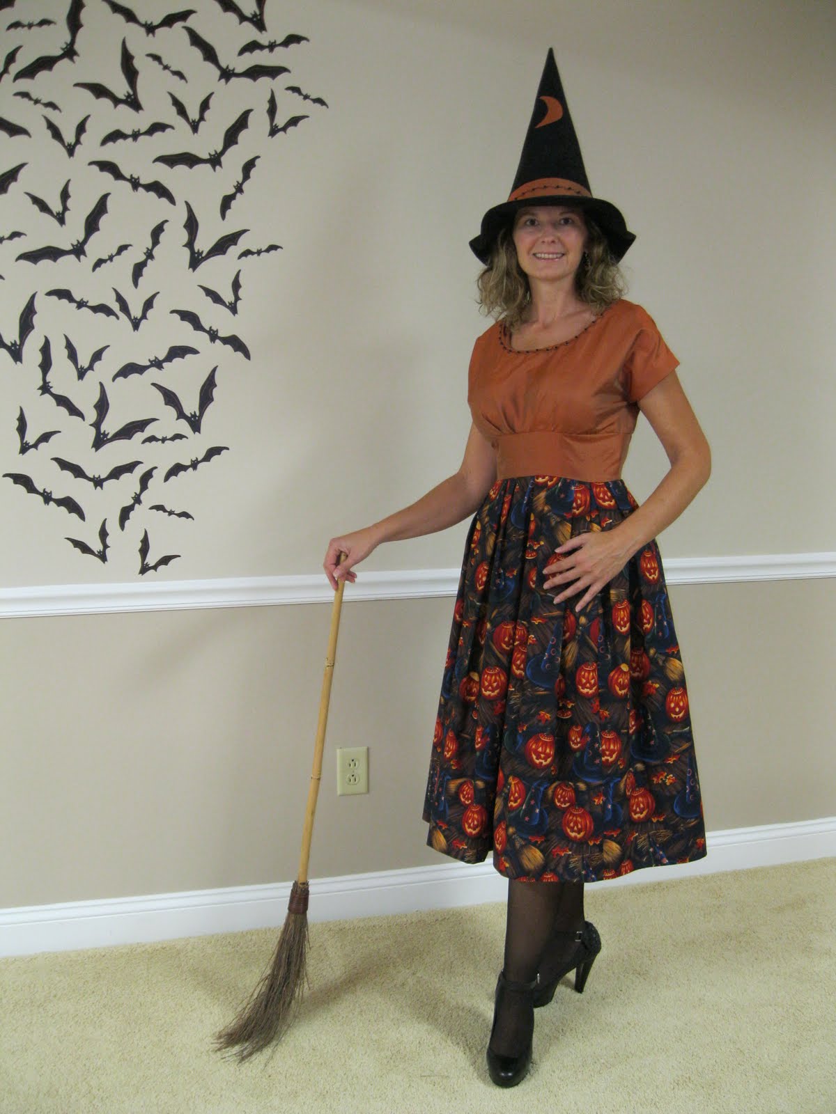 Sew Retro: Halloween Witch from 1950's Advance Pattern