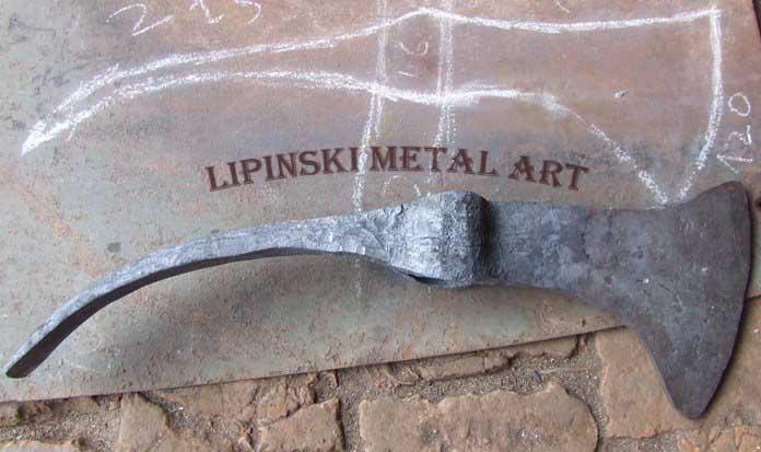 Lipiński Metal Art: Dolabra. Rzymski topór – kilof, Roman axe – pickaxe