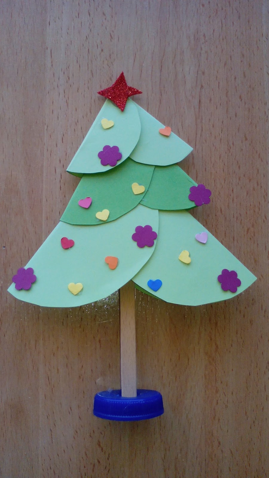 Yolohago Inma: Árbol de navidad manualidad