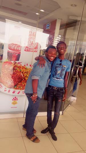 LIB readers Tosin Silverdam and Onyx Godwin hang out...(photos)