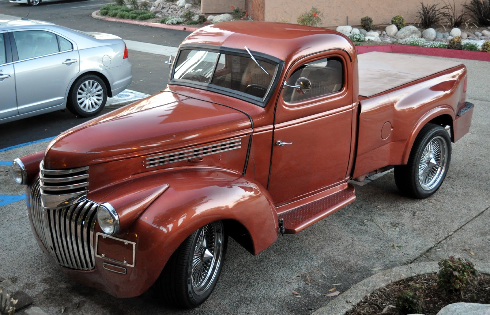 Just A Car Guy: two chevy trucks about 70 or 80 years apart, swapped ...