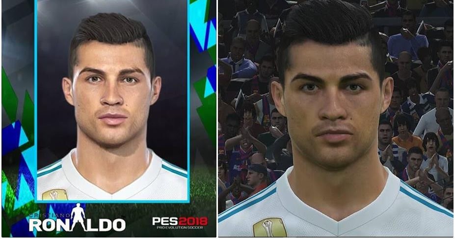 pes-modif: Ronaldo PES 2018 Face by Messipradeep