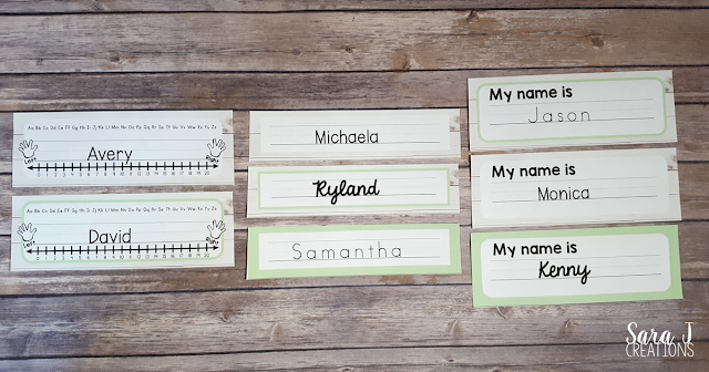 Shiplap Wood and Mint Themed Classroom Decor | Sara J Creations