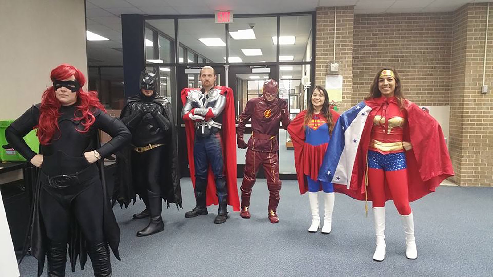 Connection for Employees: Superhero's Welcome at Bane Elementary