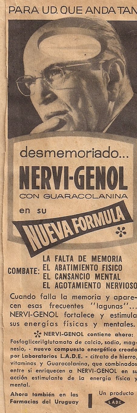 LAS FABULOSAS DÉCADAS ONLINE: NERVIGENOL PREGUNTA!