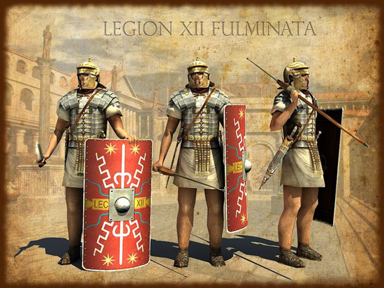 romanoimpero.com: LEGIO XII FULMINATA