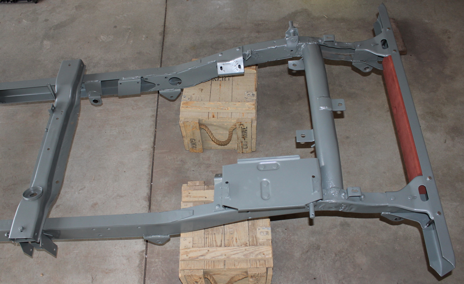 1943 Willys MB Jeep Restoration Project: Frame is done!