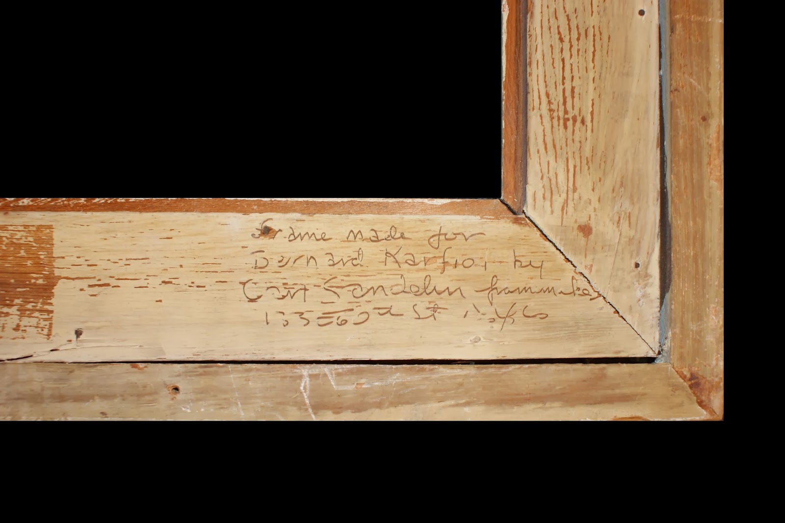 Picture Frame Labels: Carl Sandelin