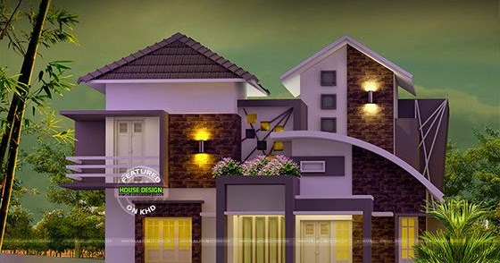 Cute modern house in 2190 sq-ft - Kerala Home Design and Floor Plans ...