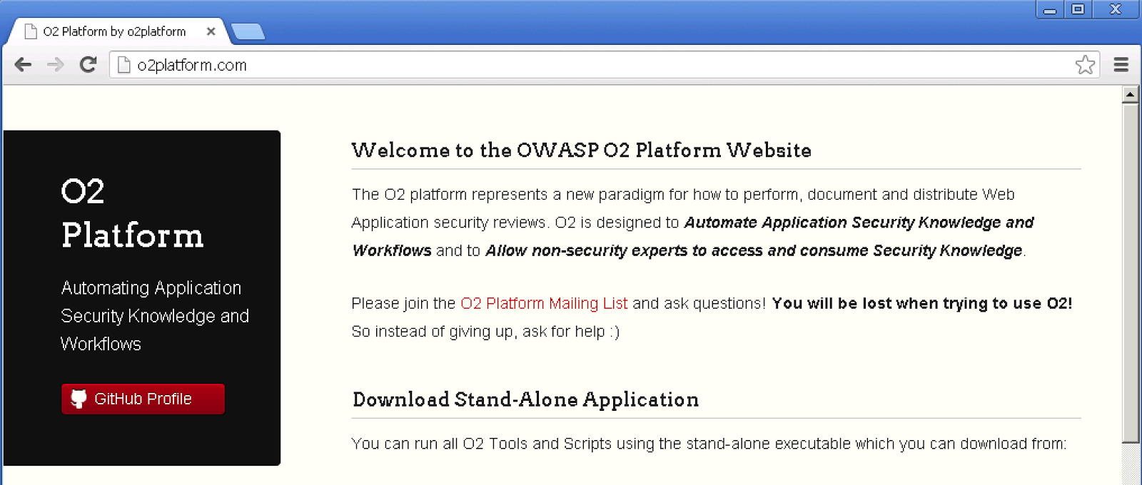 Dinis Cruz Blog: Creating o2platform.com website using GitHub Pages (with screenshots of all ...
