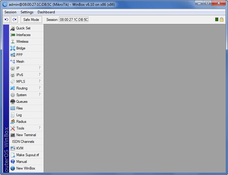 Menghubungkan mikrotik dengan jaringan internet menggunakan virtualbox ...