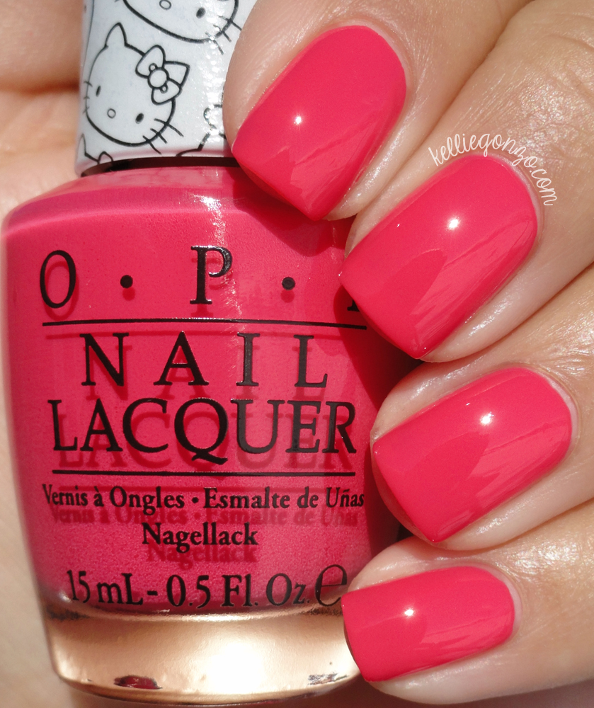 OPI Hello Kitty Collection Swatches & Review | KellieGonzo | Bloglovin’
