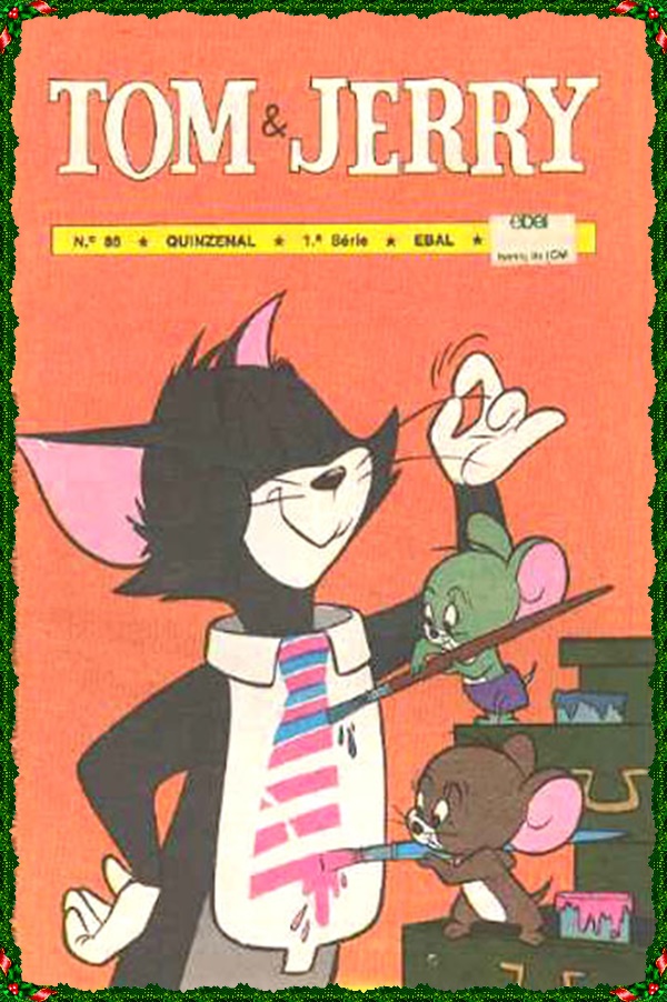 CAPAS DE GIBI COVERS COMICS-TOM E JERRY-EBAL