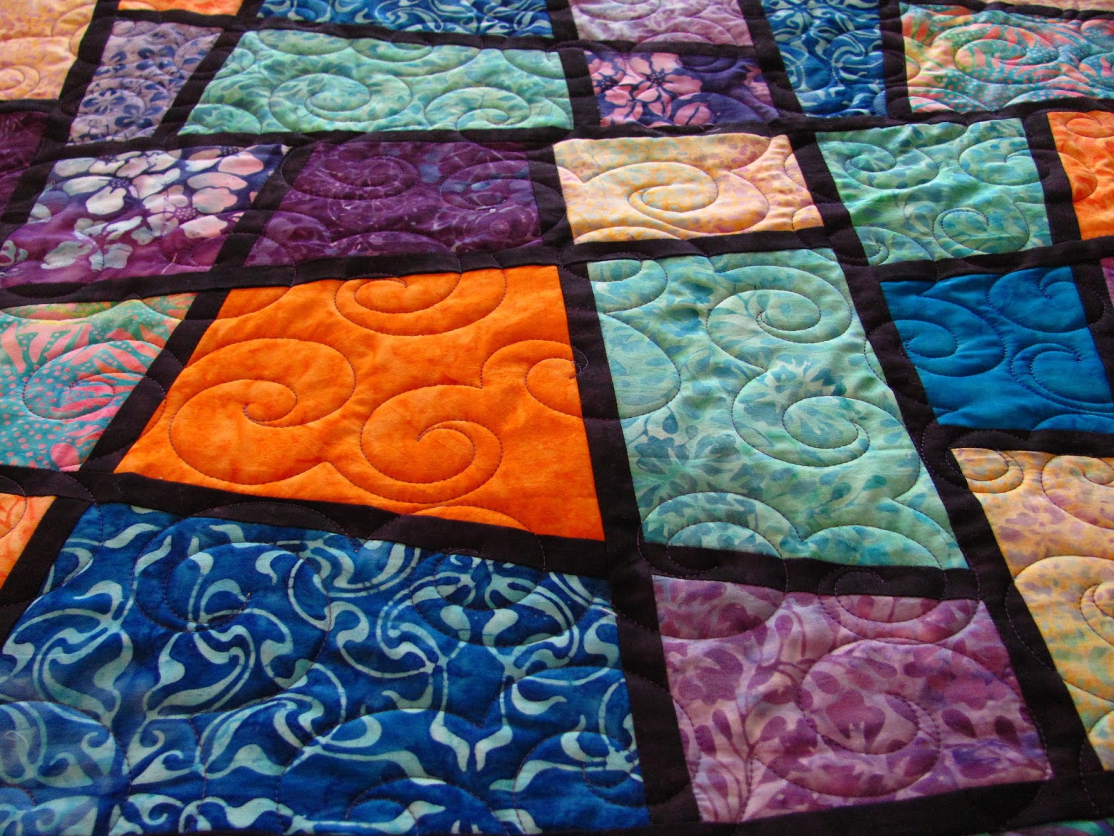 mmm quilts: Stained Glass--Magic Tiles
