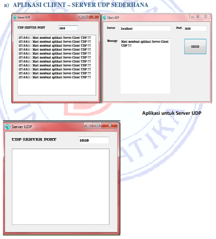 Membuat Aplikasi UDP Client dan Server Sederhana Visual Studio ~ GEMTI18