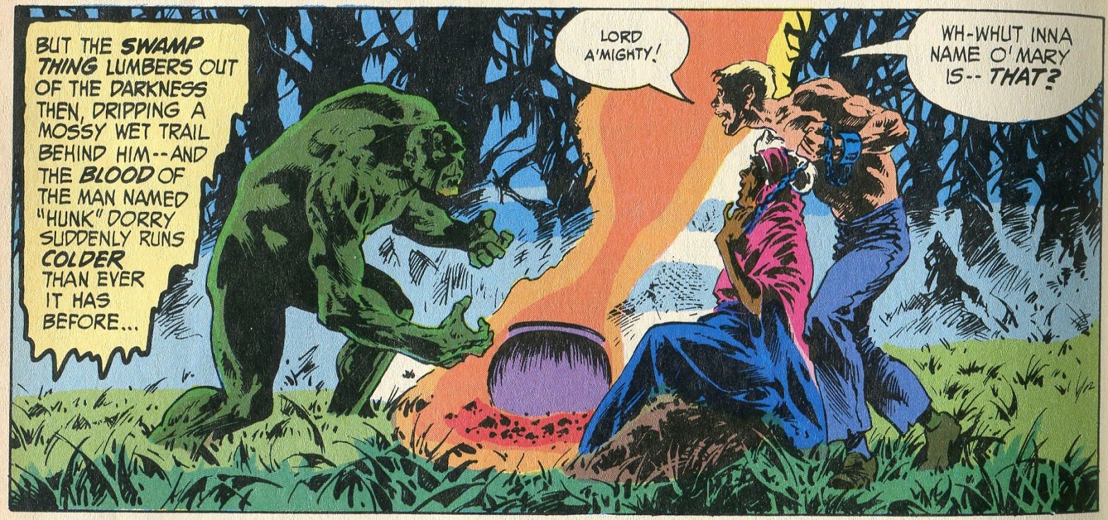 Comics, old time radio and other cool stuff: Swamp Thing