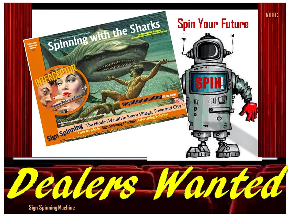 Sign Waving Sign Spinning Machine Robot Spinners Advertising Signs ...