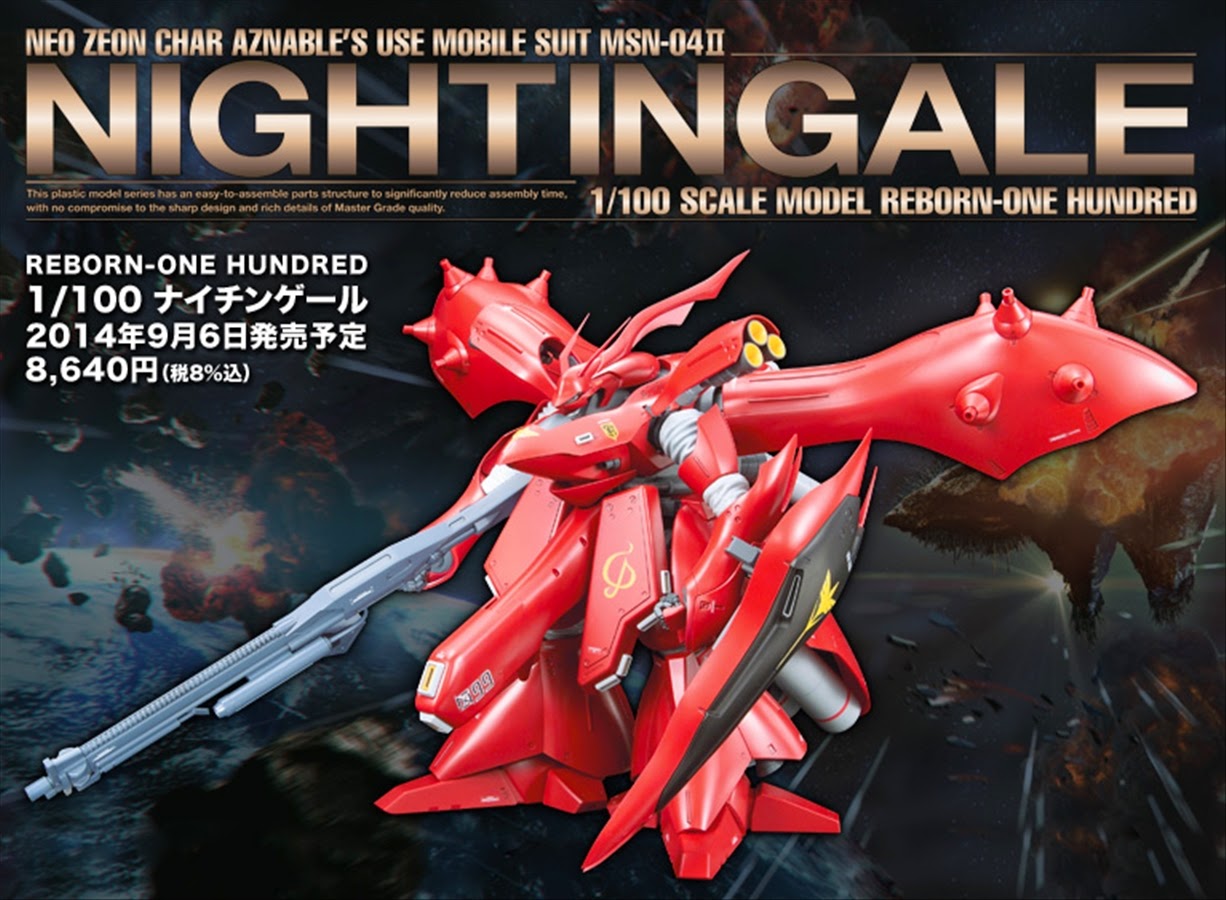 Reborn RE/100 1/100 Nightingale Release Info, Box Art and Official Images