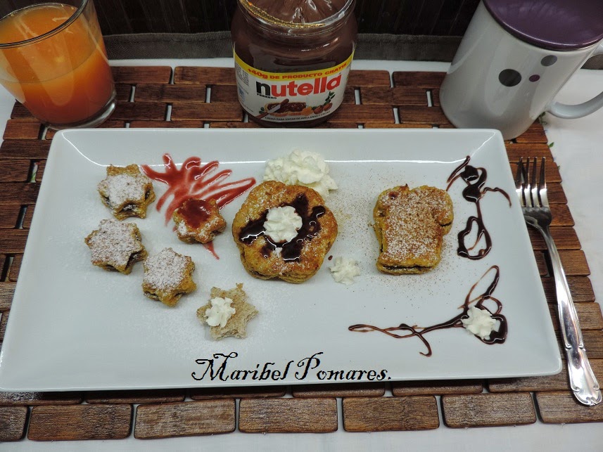 COCINANDO CON MARIBEL: Pan francés con nutella.