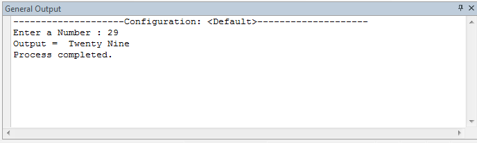 Programming : Number to words...