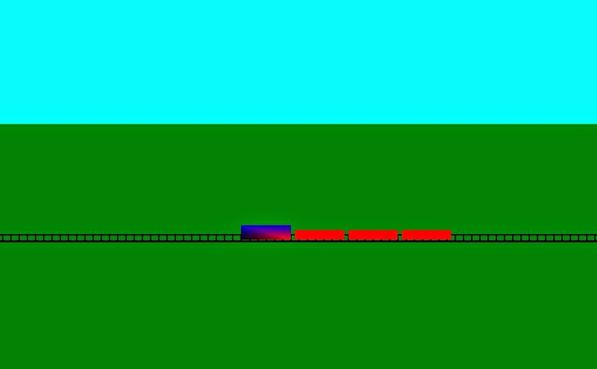 OpenGL Projects: Running Train Opengl Projects Example