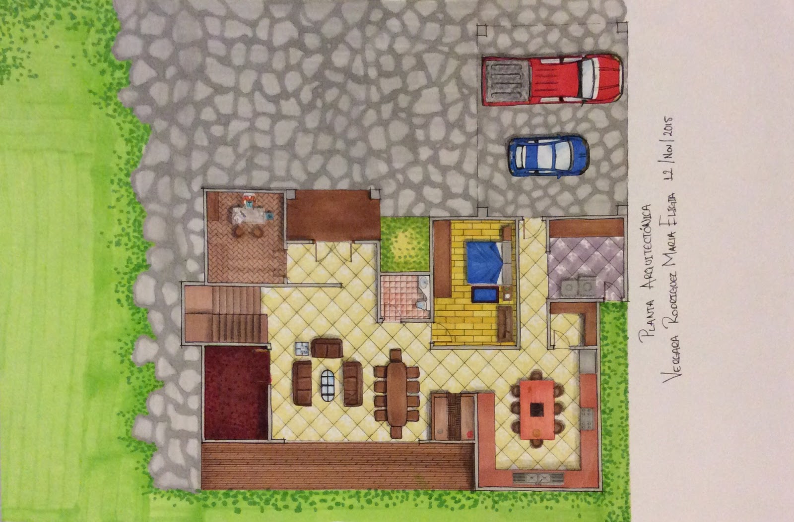 Arquitectos en Proceso: Planos Arquitectónicos a Color